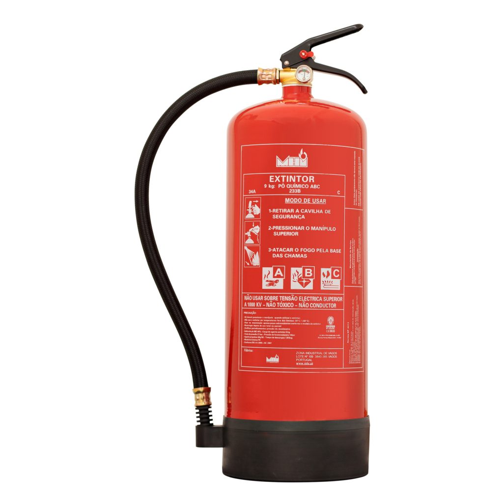 EXTINTOR DE PÓ QUÍMICO ABC 9 Kg – Antifogos, Lda.